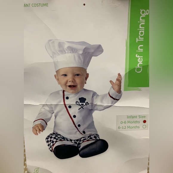 Costumes | Infant Chef Costume White And Black | Poshmark